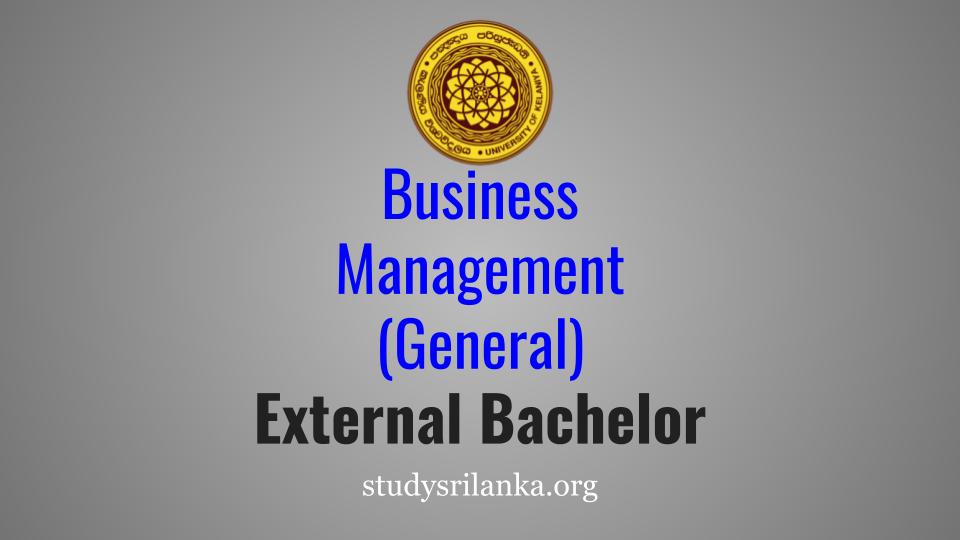 Bachelor of Business Management External Degree - UoK