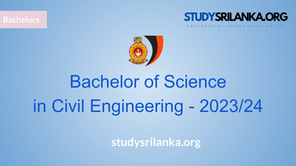 Bachelor of Science Honours in Civil Engineering - OUSL - 2023/24