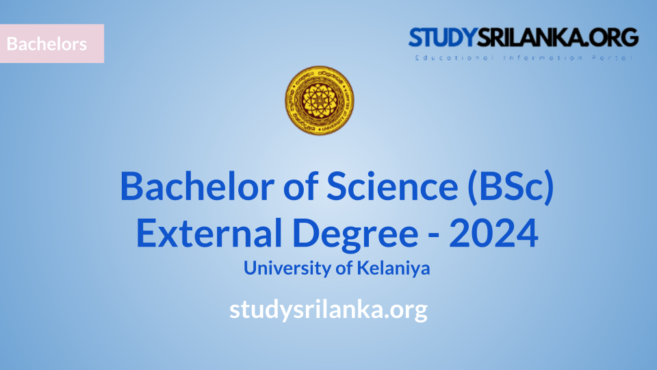 Bachelor of Science (BSc) External Degree Program - UoK - 2024