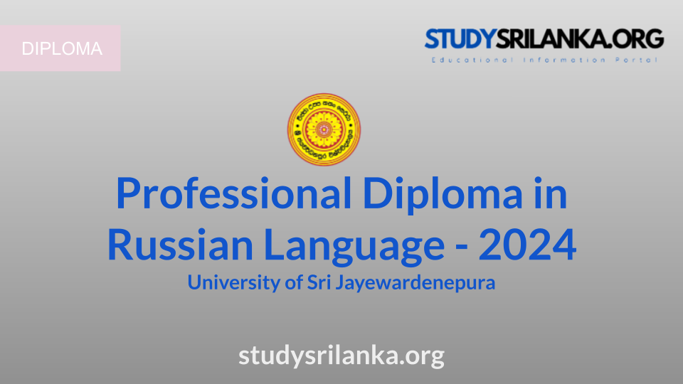 Professional Diploma in Russian Language - USJP - 2024