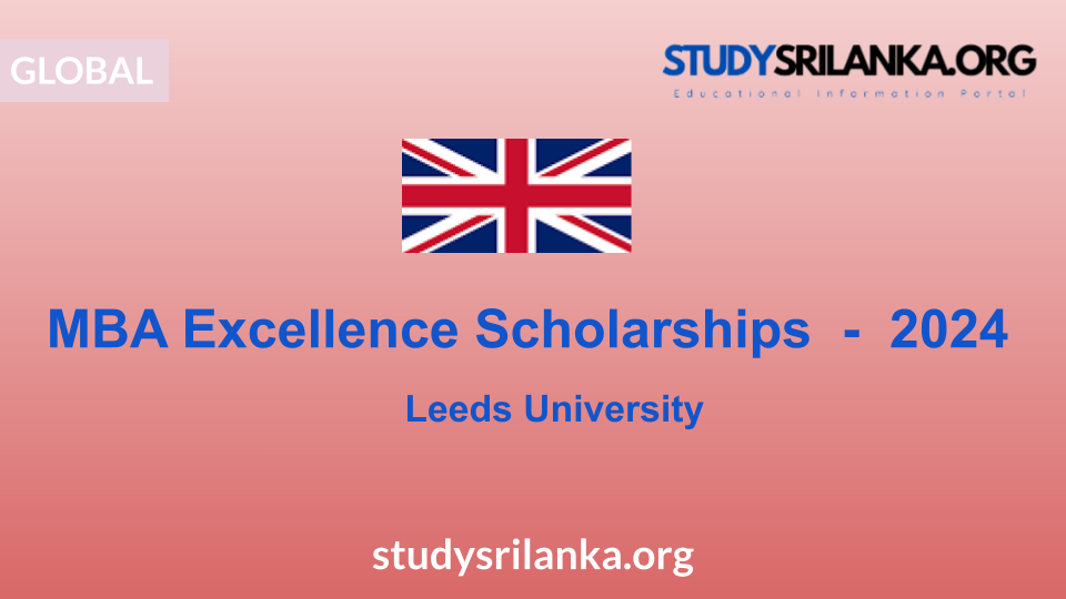 MBA Excellence Scholarships - Leeds University - 2024