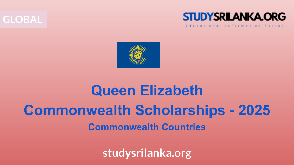 Queen Elizabeth Commonwealth Scholarships - ACU - 2024