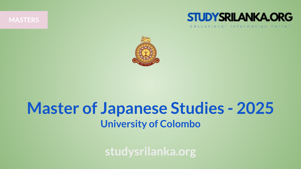 Master of Japanese Studies - UOC - 2025